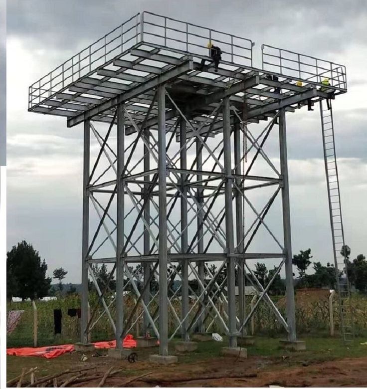 Water Tank Structure – Steel Edge Fabrication